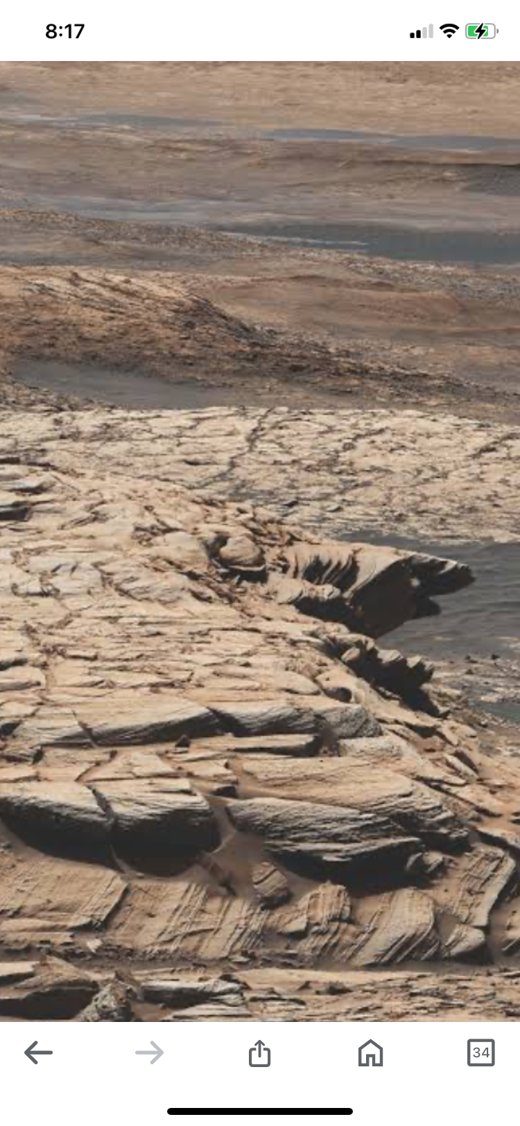 Billions of years ago, Mars was home to abundant water, and its Gale ...