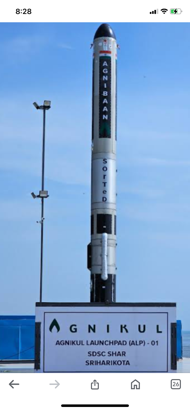 Chennai space startup Agnikul Cosmos successfully launches Agnibaan rocket with 3D-printed ...