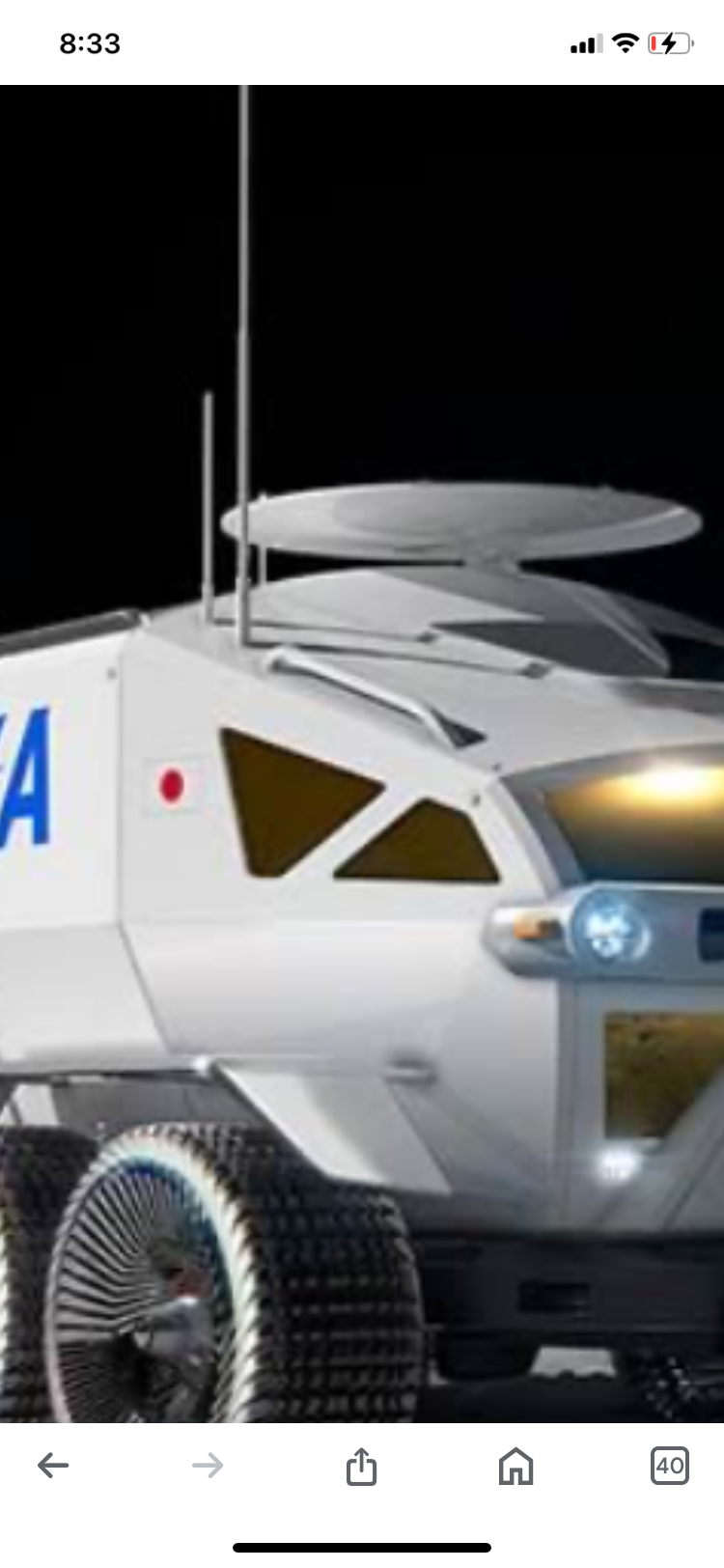Toyota Lunar Cruiser on moon – Universe discoveries