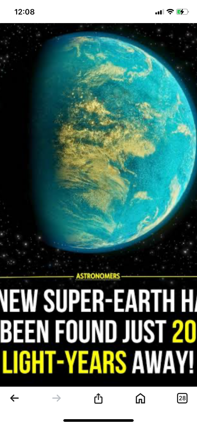 20 light years away scientists found a earth like planet 🌍 in habitable ...