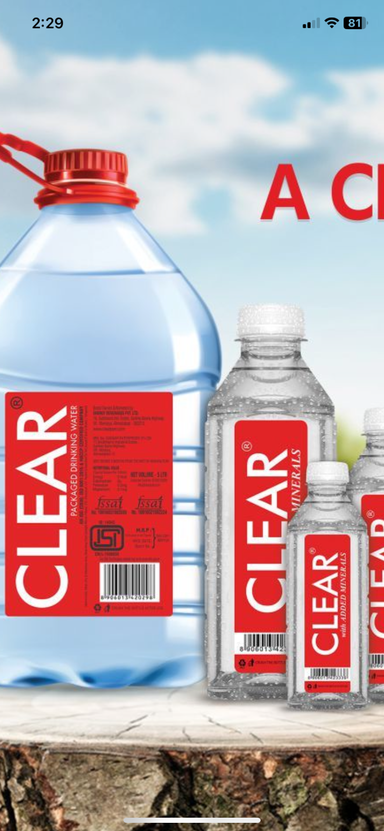 Clear premium water case study – Universe discoveries