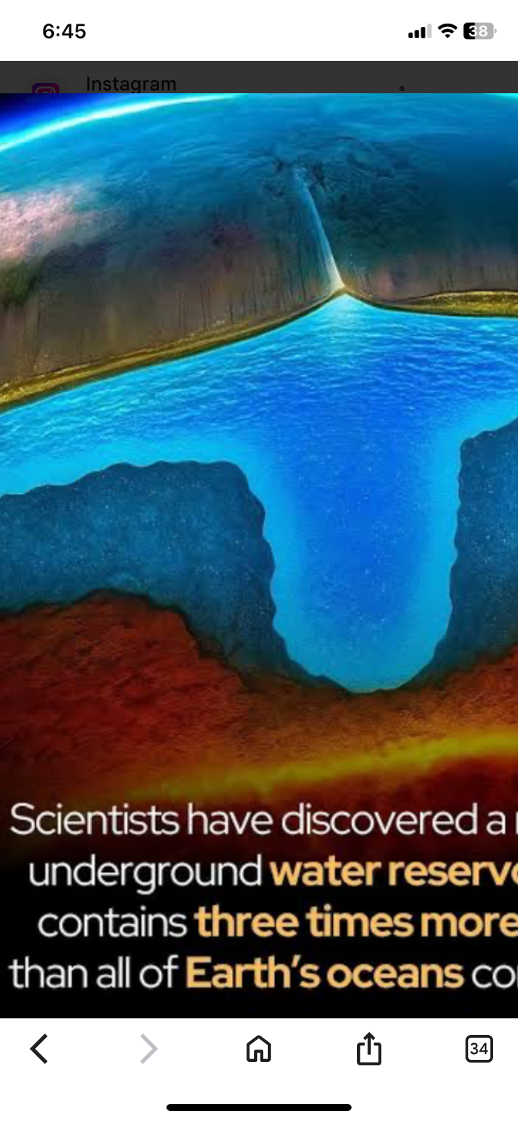 Gigantic ocean of water found hidden beneath the Earth’s surface ...