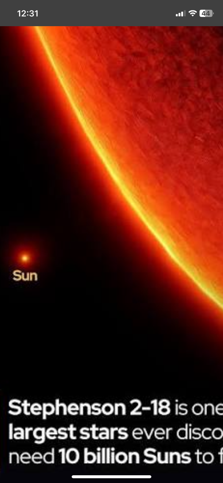 Stephenson 2-18 the red hyper giant star – Universe discoveries