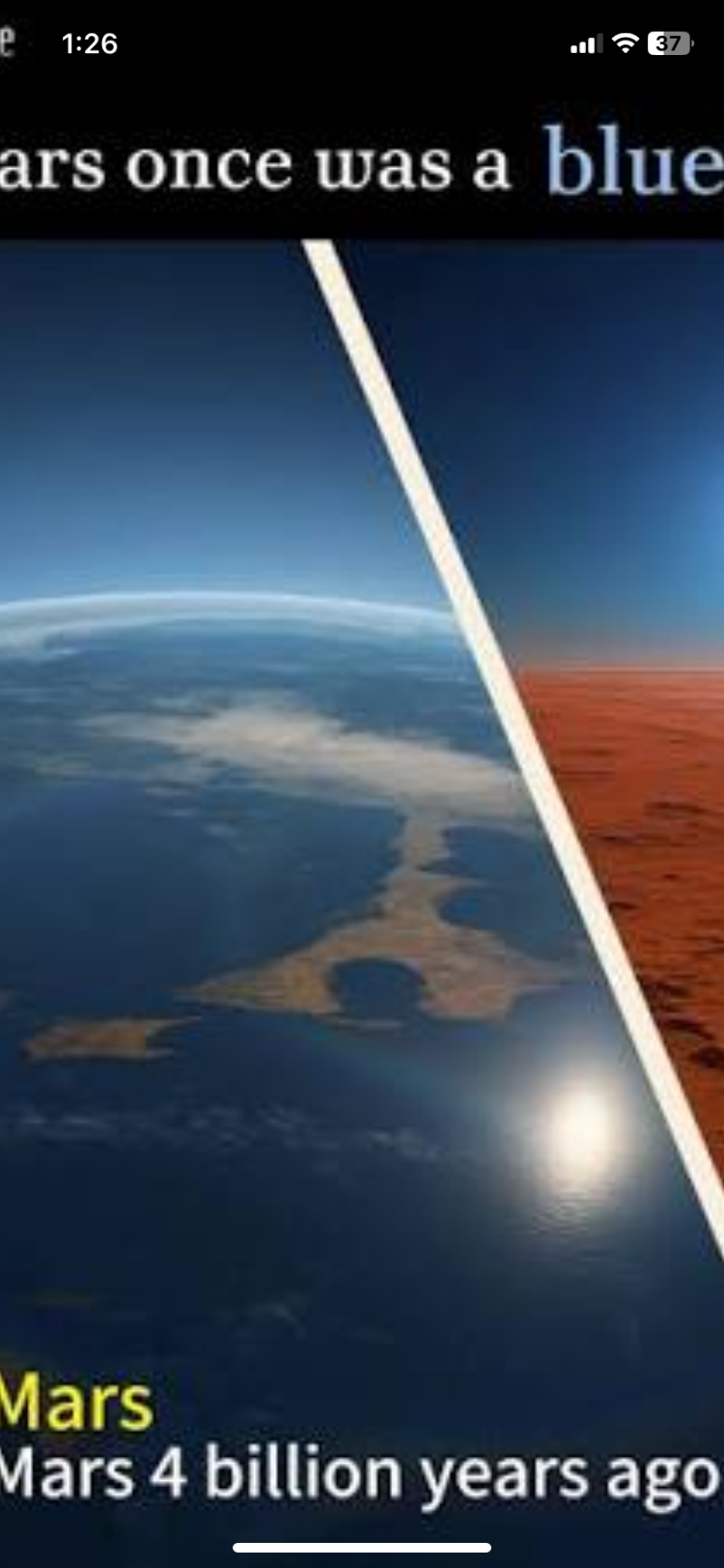 Mars was a “blue planet” around three billion years ago – Universe ...